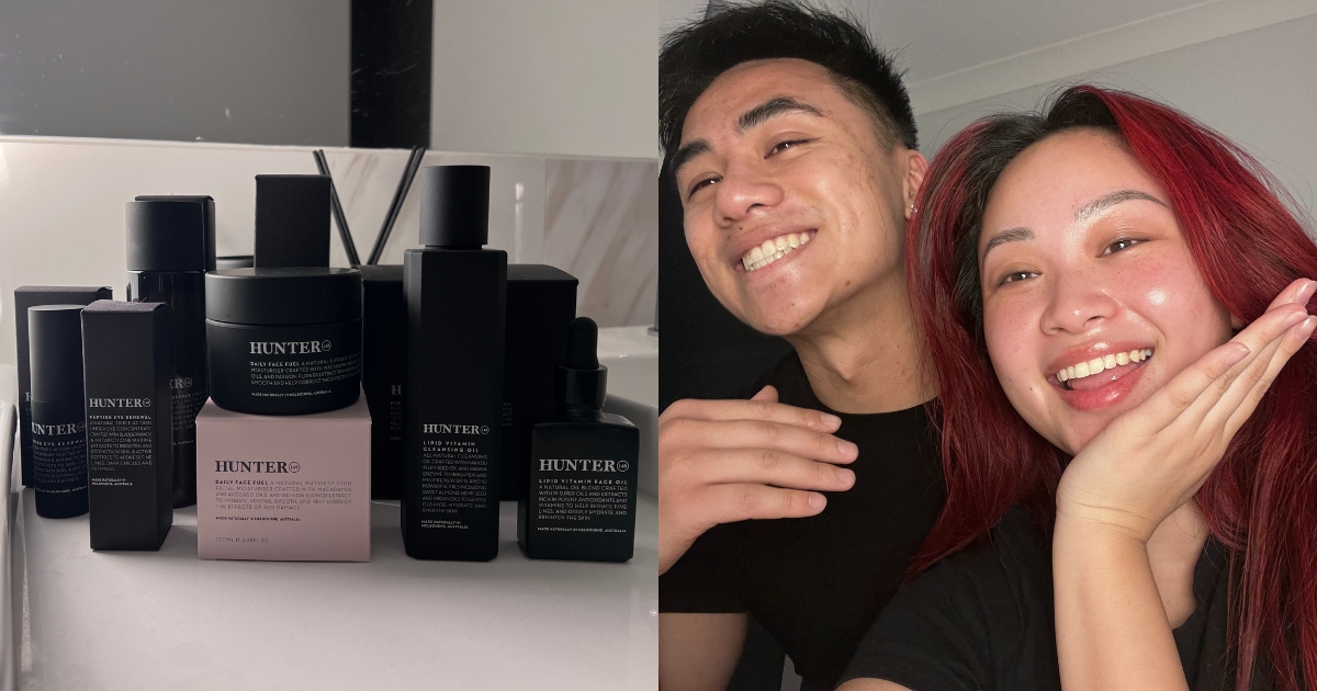 The Hunter Lab Skincare Routine That My Partner & I Both *Actually* Use