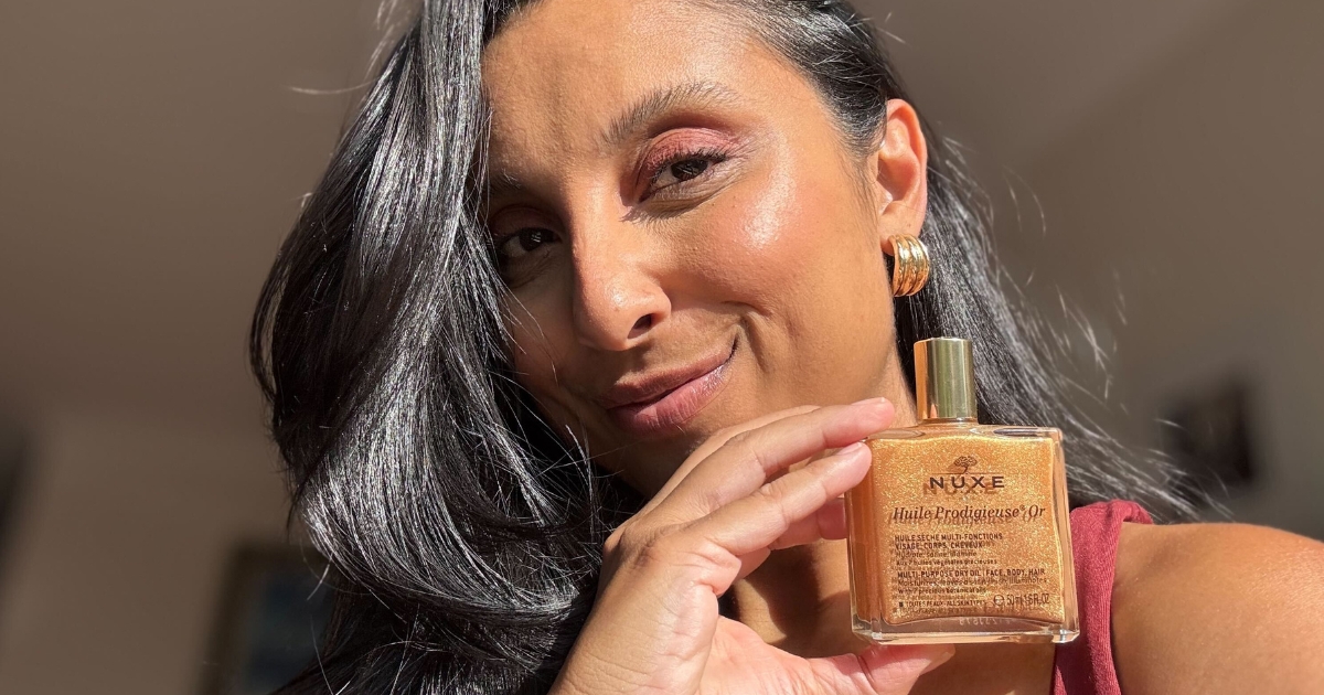 The famous NUXE body shimmer oils are now available at Adore Beauty