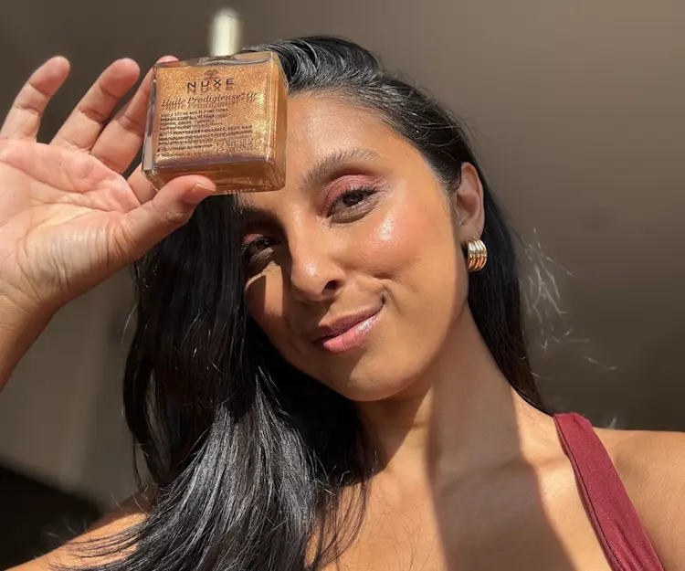 The famous NUXE body shimmer oils are now available at Adore Beauty