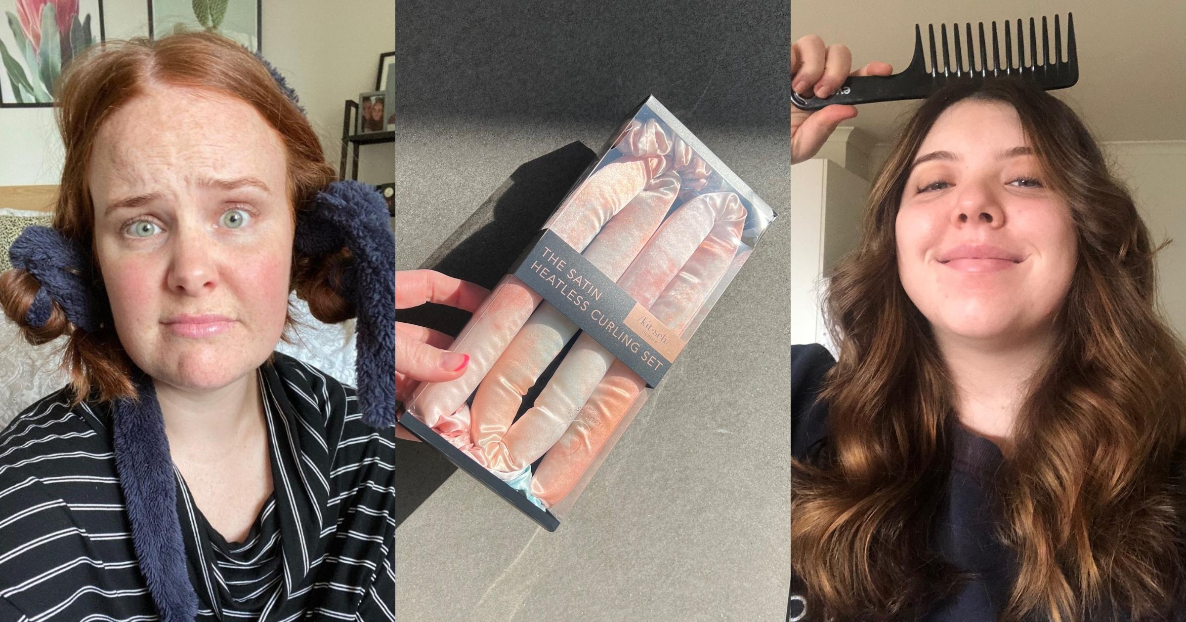 Do TikTok ‘Bathrobe Curls’ Actually Work? We Tried the Heatless Curls ...