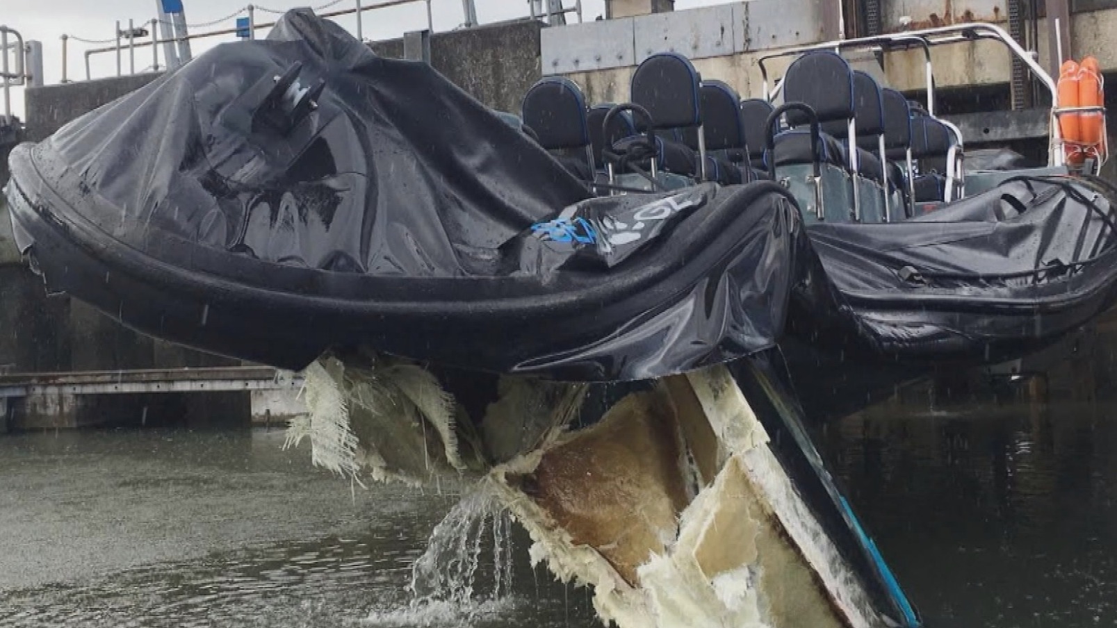 Speedboat wreckage shows impact of crash that killed girl, 15, during ...