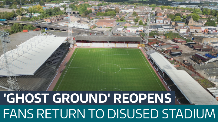 Disused league ground opens to fans 16 years after last professional ...
