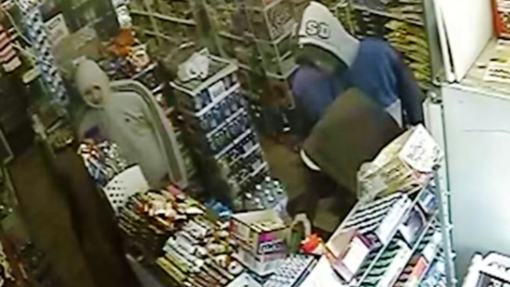 Armed Robbery caught on CCTV | ITV News Anglia