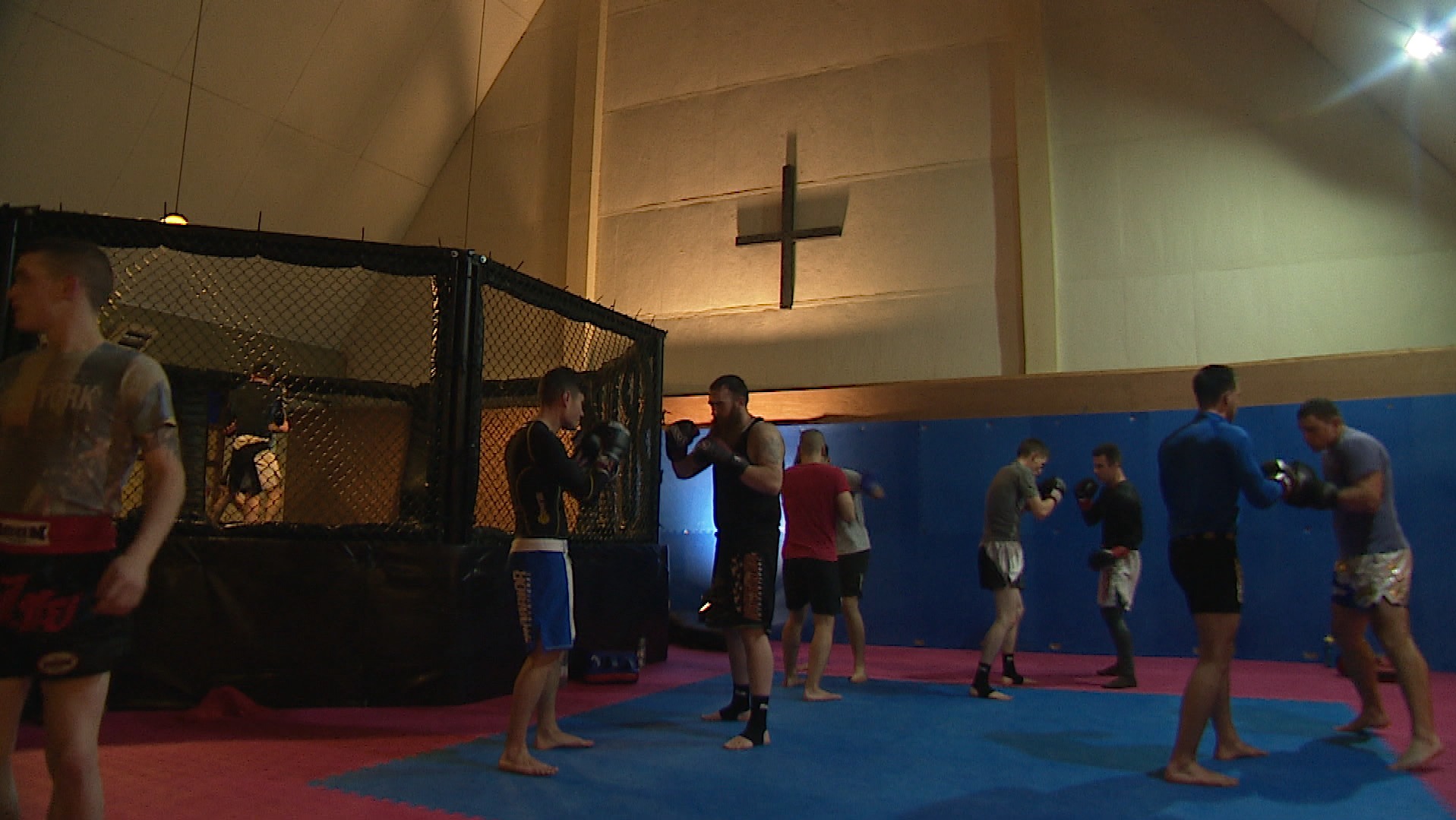 Cage-fighting club moves to Corby church | ITV News Anglia