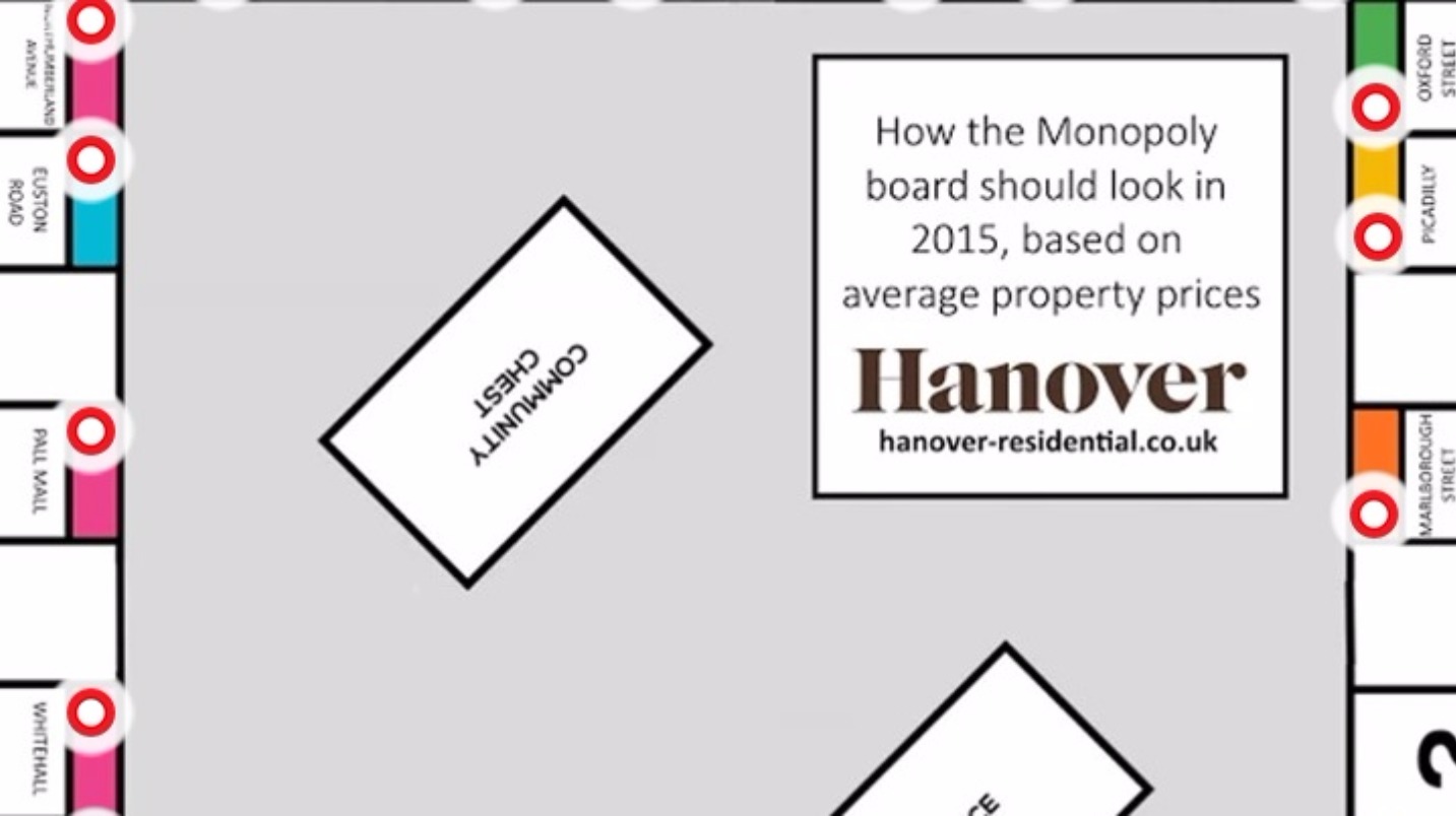 How the Monopoly board looks with London's property boom | ITV News London