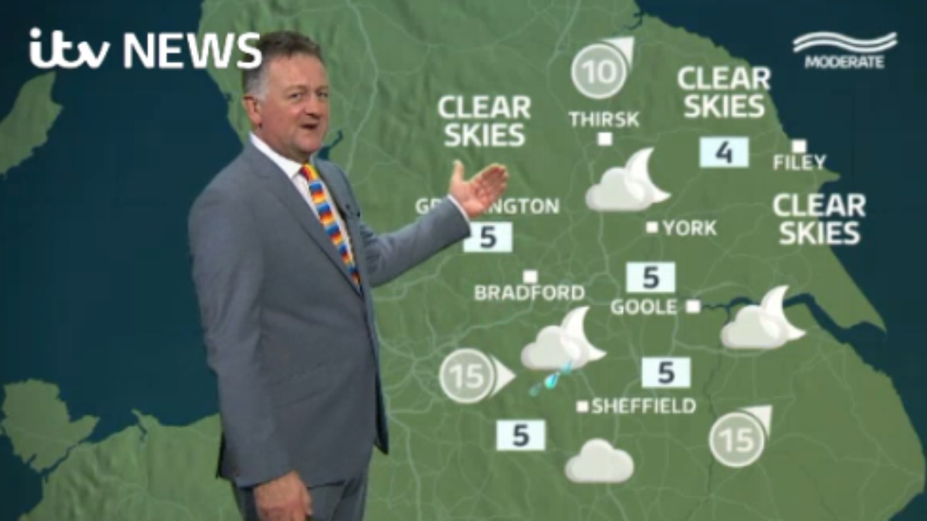 Late weather update with Jon Mitchell | ITV News Calendar