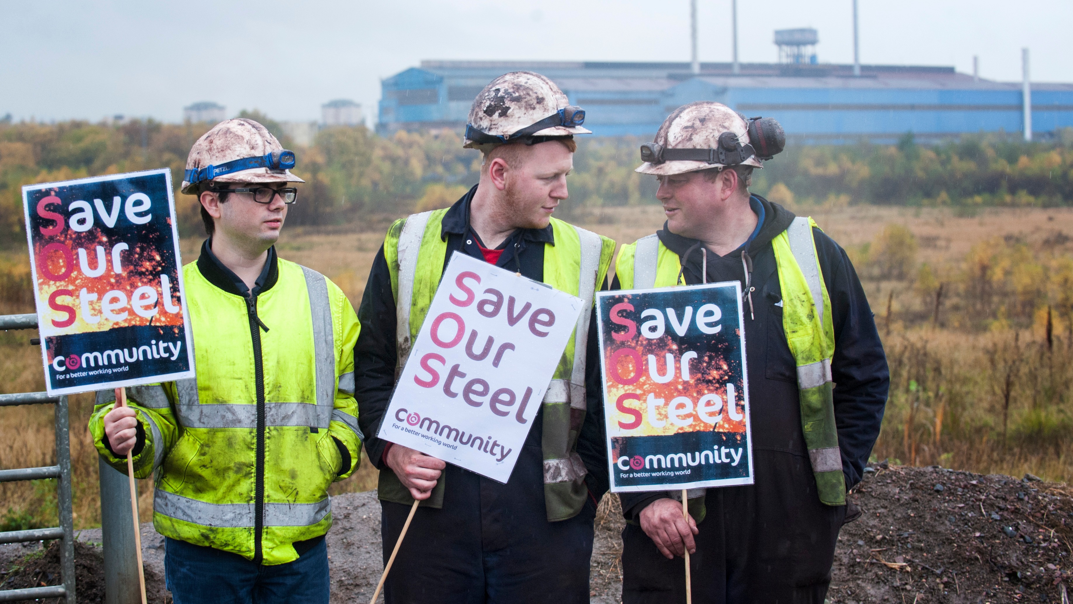 Welsh steelworkers bring Save our Steel campaign to Senedd | ITV News Wales