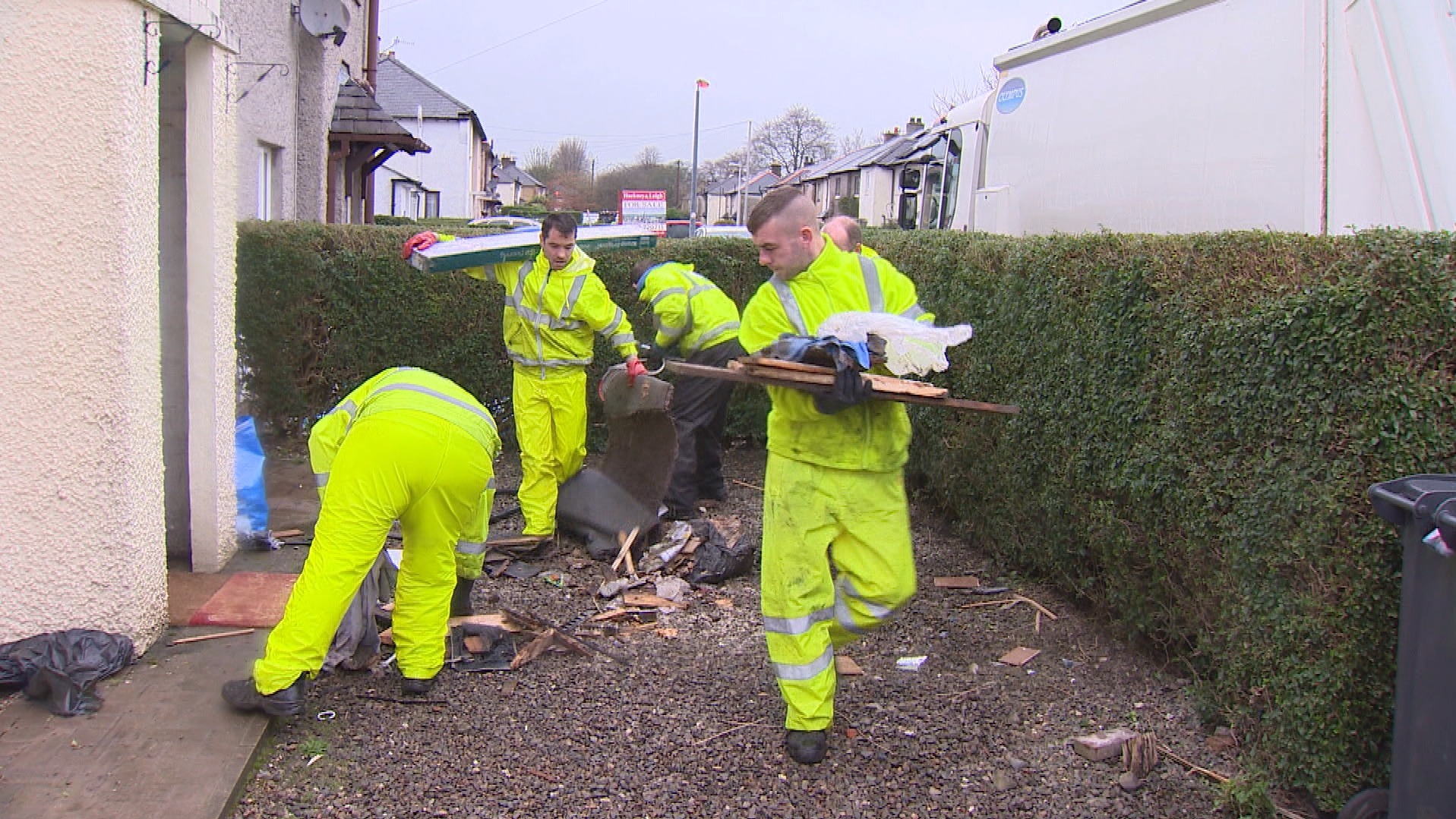 Operation clean up commences in Kendal | ITV News Border