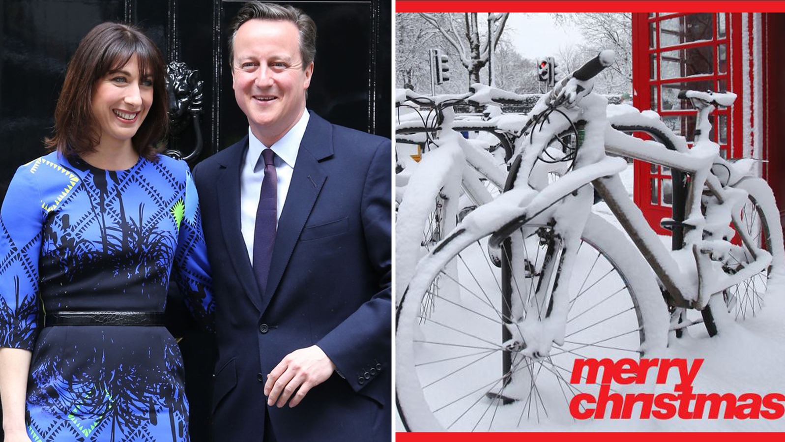 David Cameron and Jeremy Corbyn reveal their 2015 Christmas cards | ITV ...