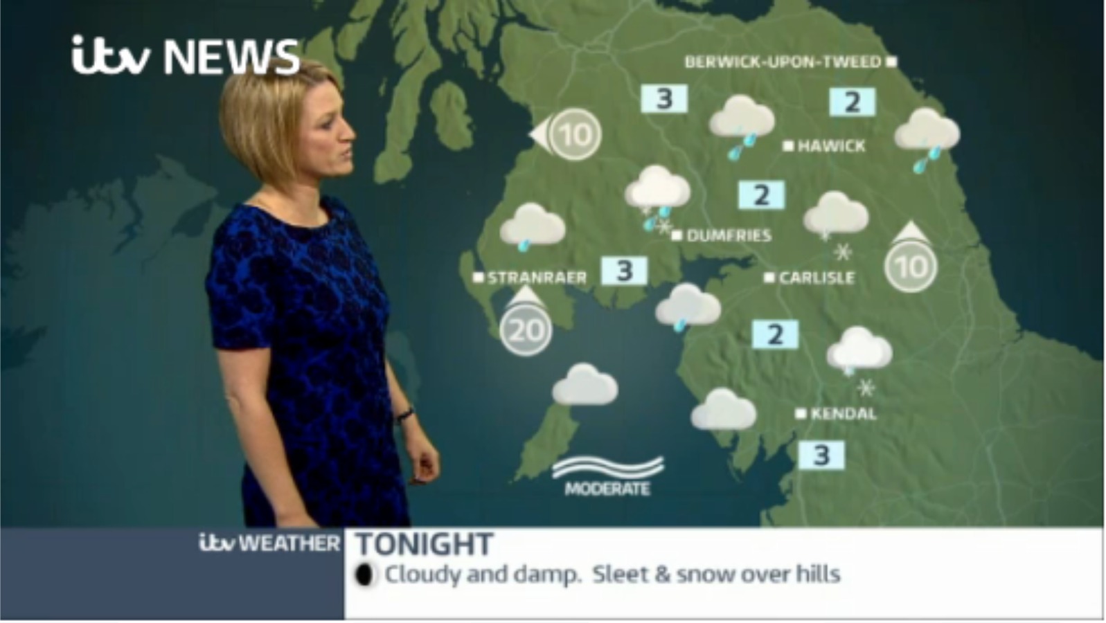 VIDEO: Sunday night's forecast for Cumbria and the south of Scotland ...