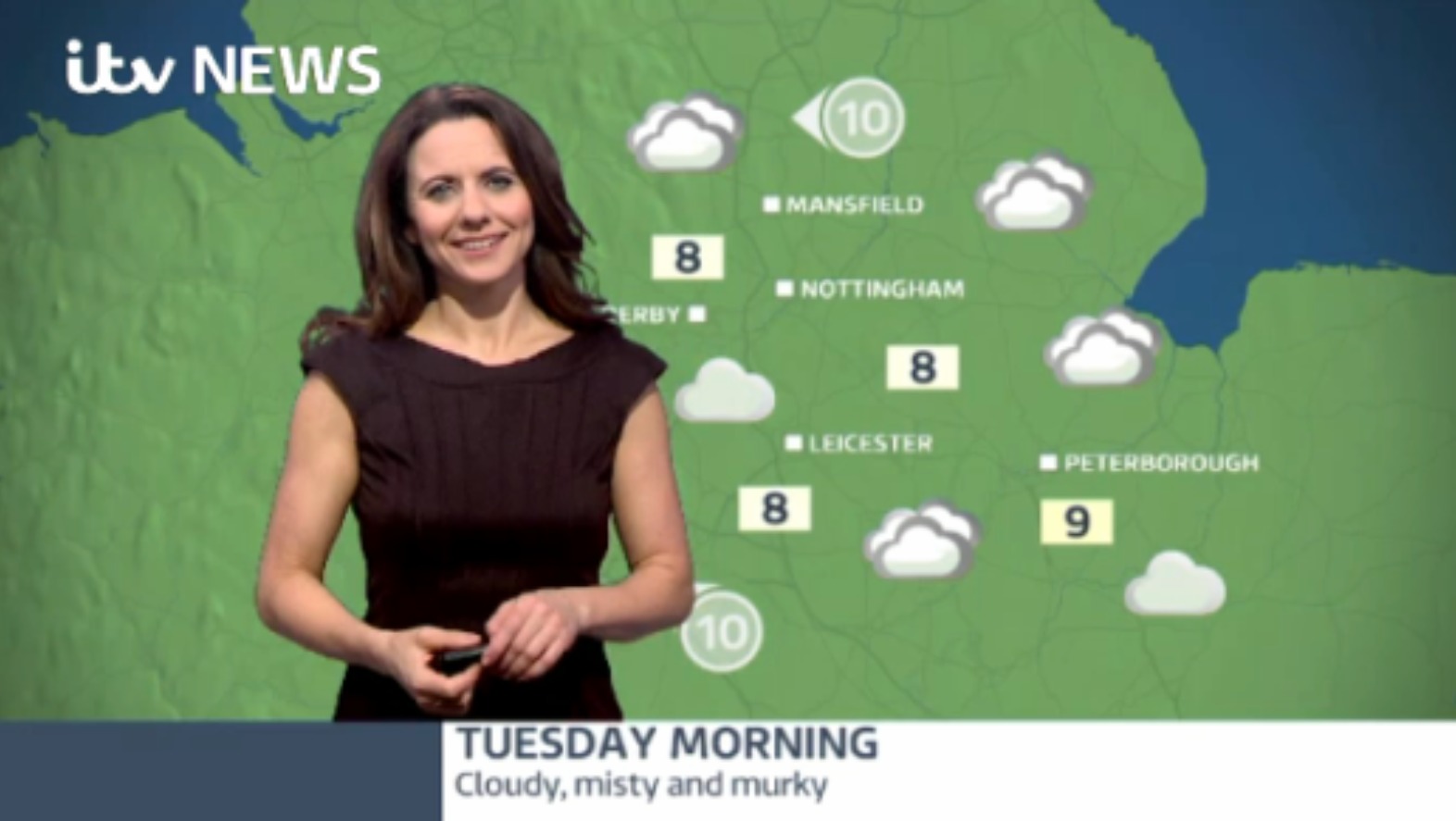 East Midlands weather: Patchy rain through the night | ITV News Central