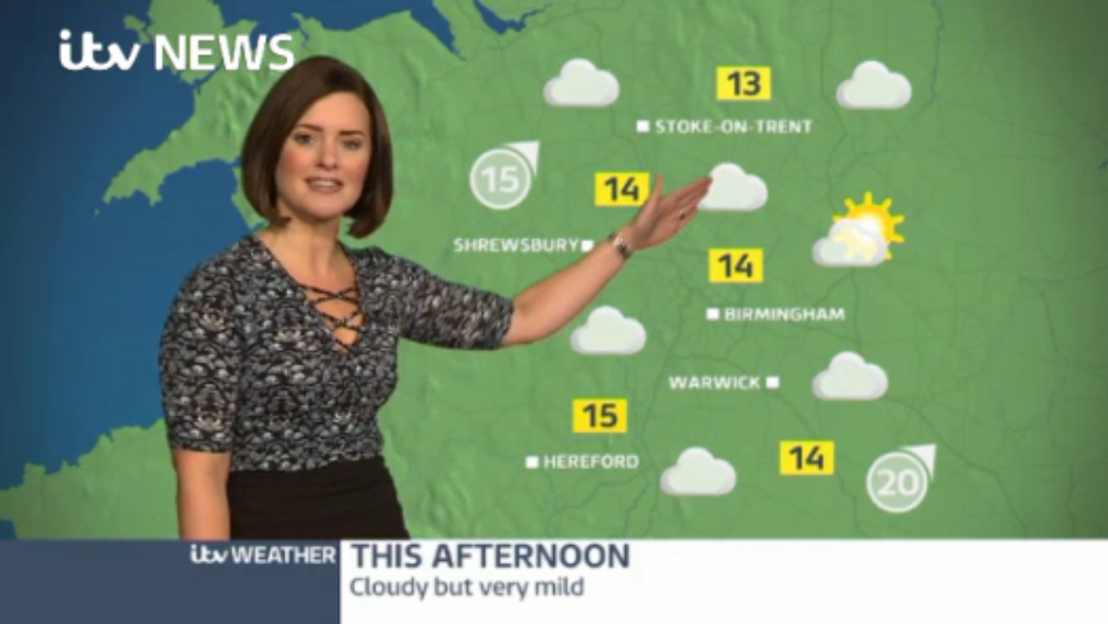 West Midlands Weather: Cloudy but very mild | ITV News Central