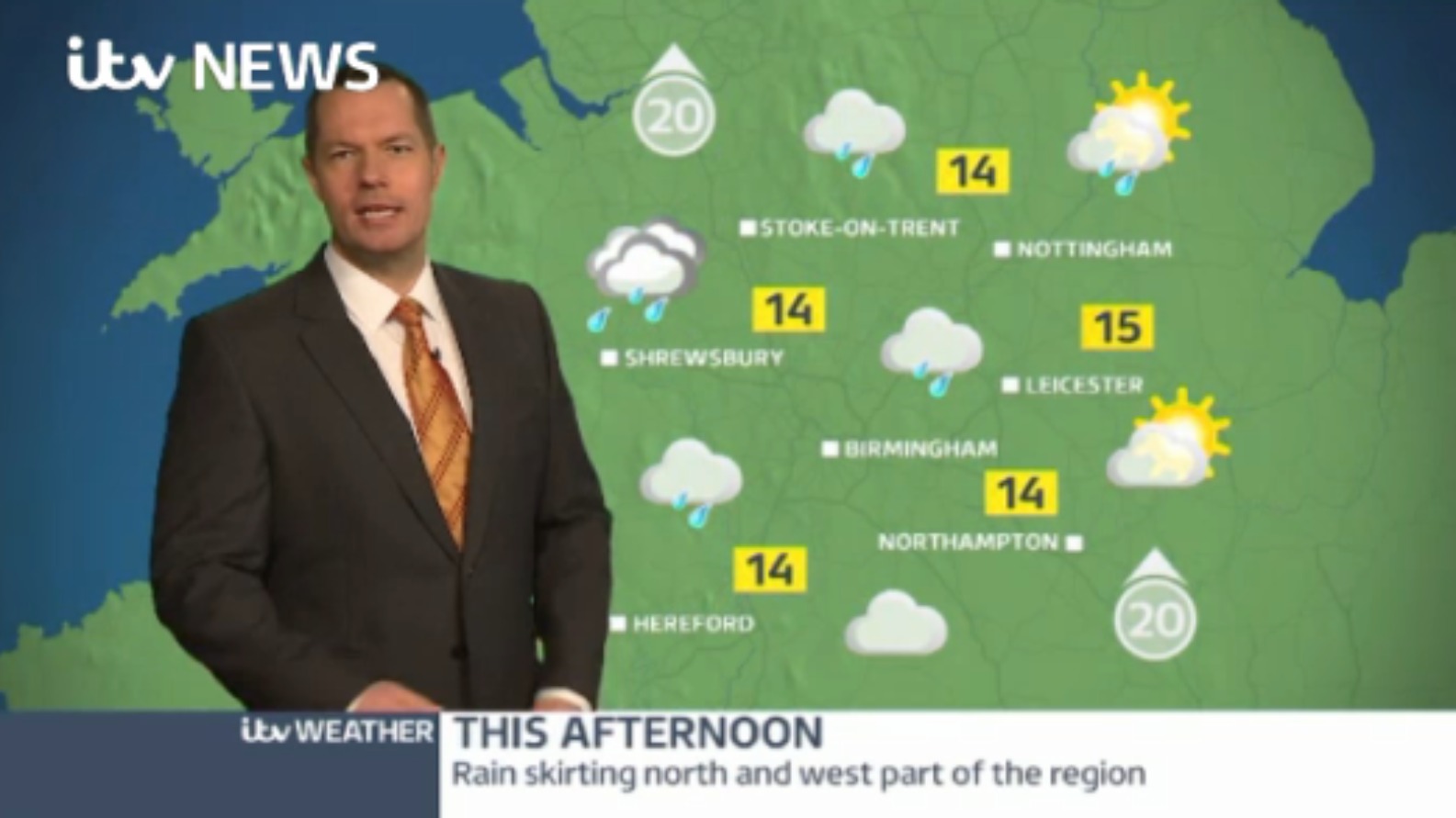 Midlands Weather: Cloudy, mild and breezy with some rain | ITV News Central
