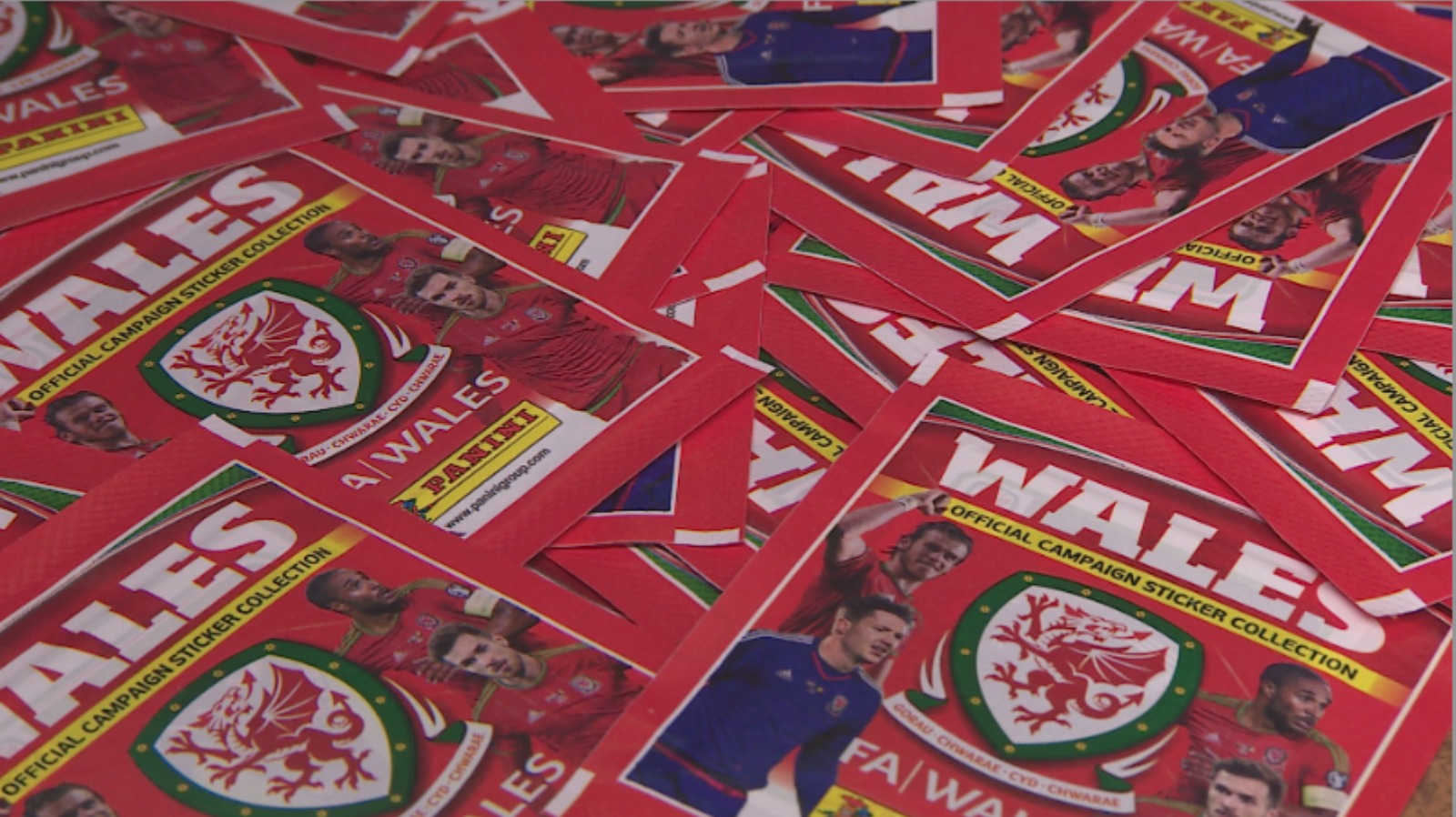 How many have you got? Fans collect Wales football stickers for the ...