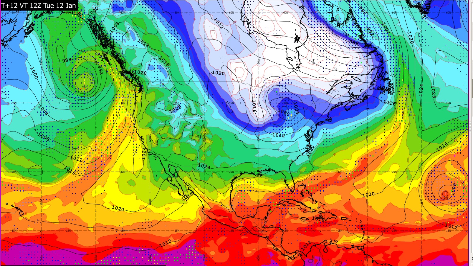 Sub zero temperatures over north America | ITV News