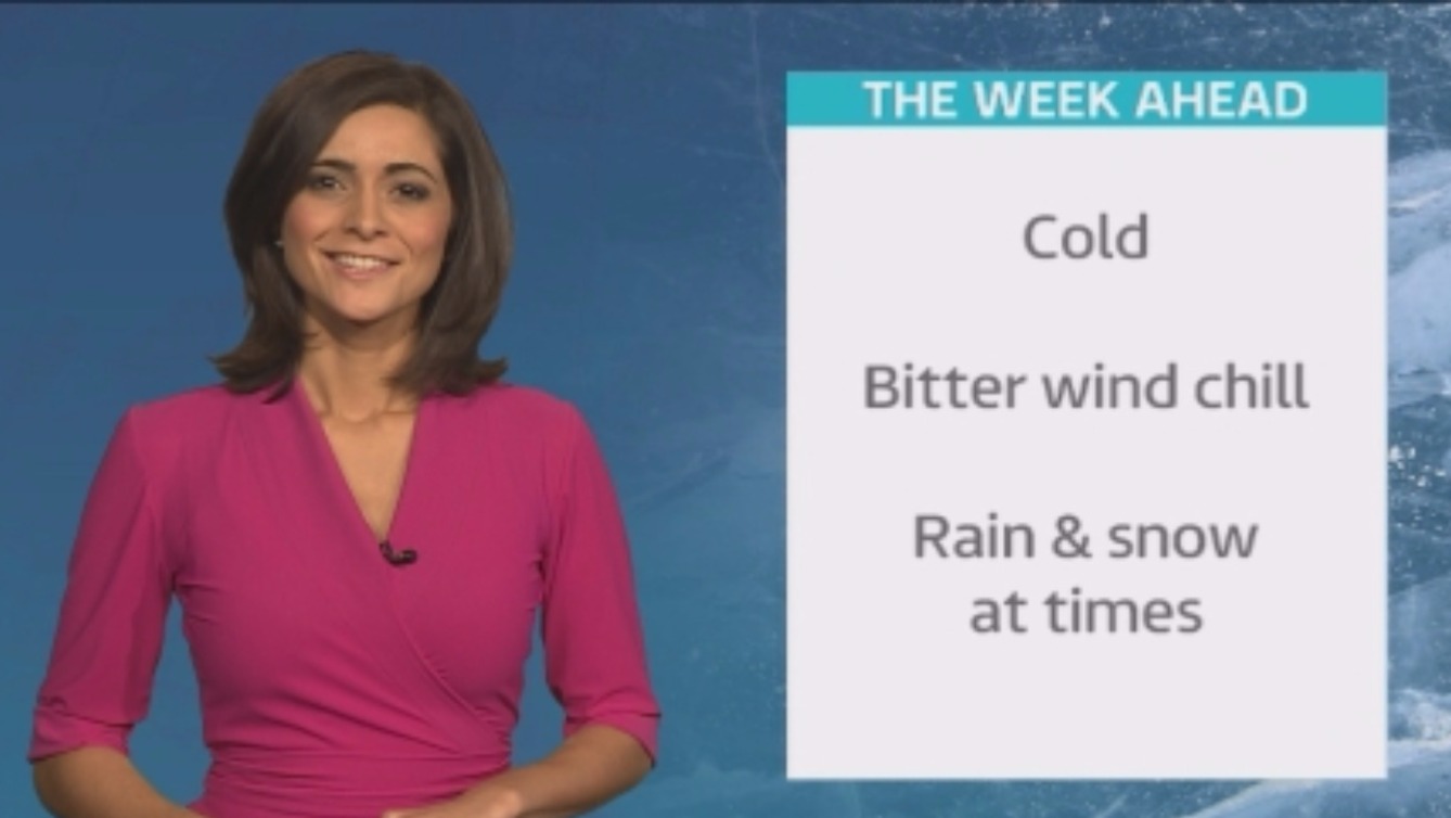 Weather: Cold and wintry end to the weekend | ITV News