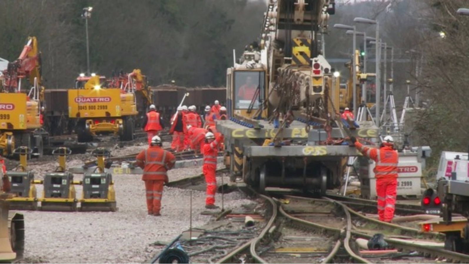 Rail lines closed, delays and disruption as major works are unveiled ...