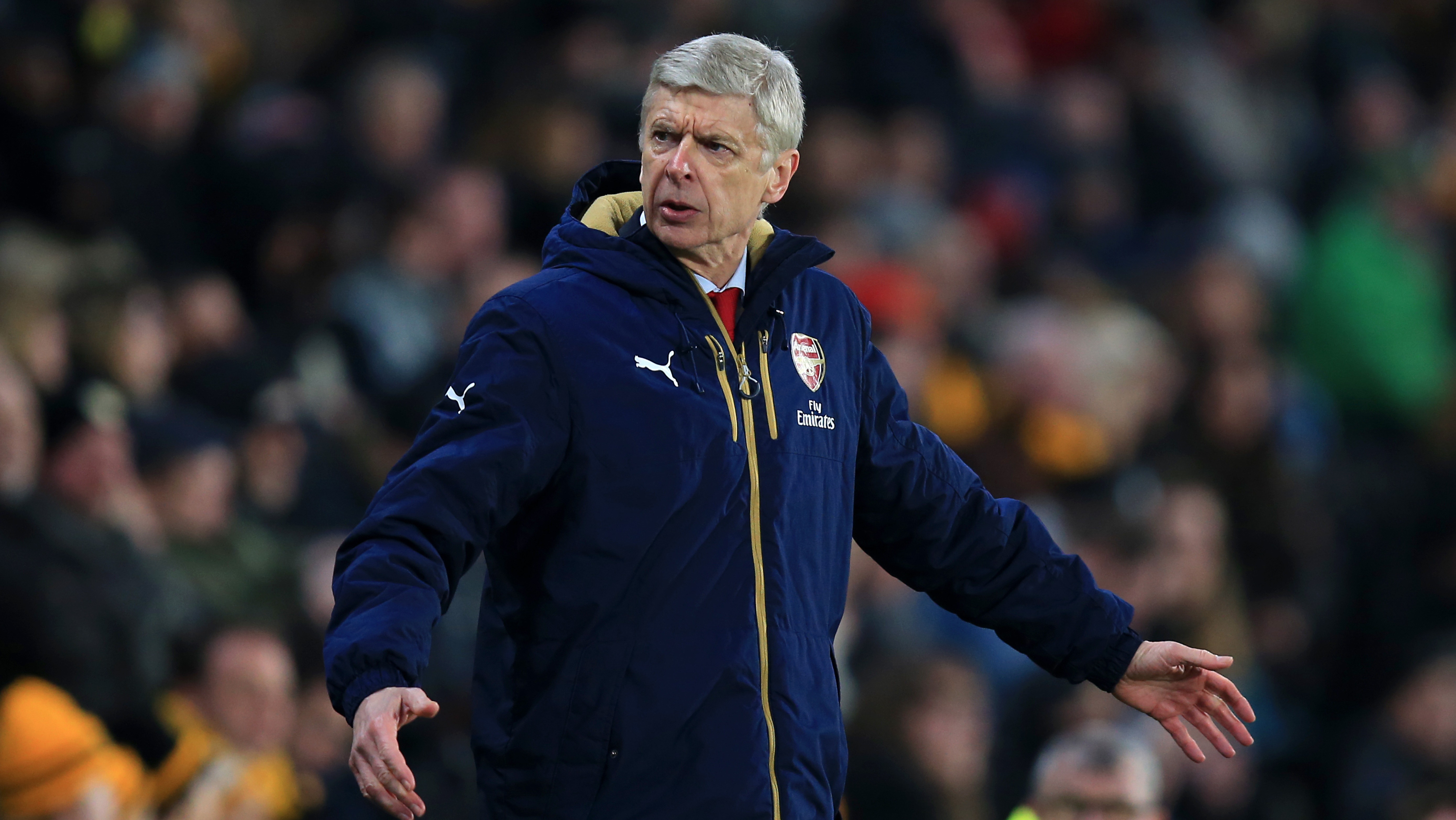 Arsenal boss Wenger responds to 'say goodbye' banner | ITV News