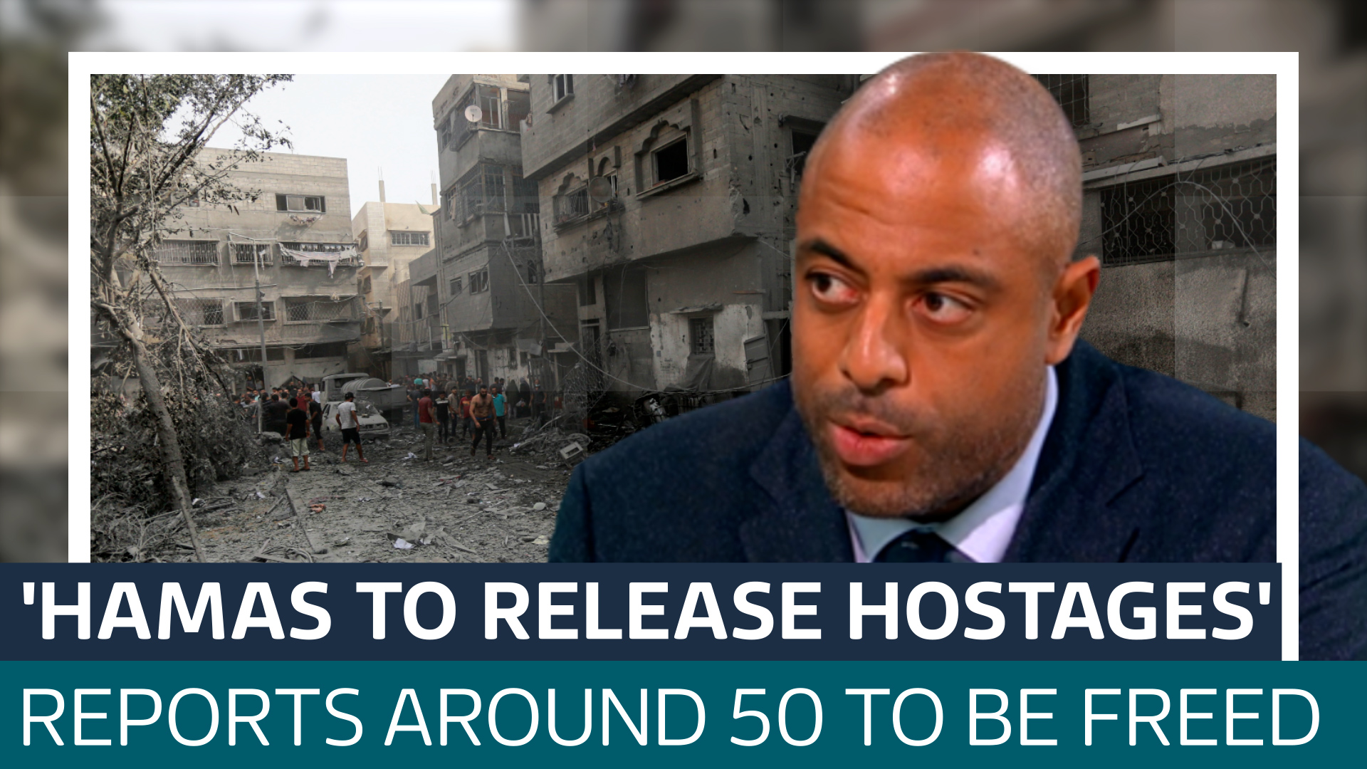 Unconfirmed reports that around 50 hostages will be released by Hamas ...