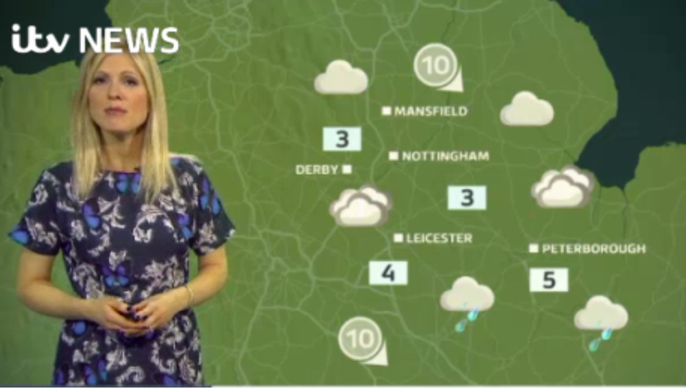 East Midlands Weather: Cloudy and further rain | ITV News Central