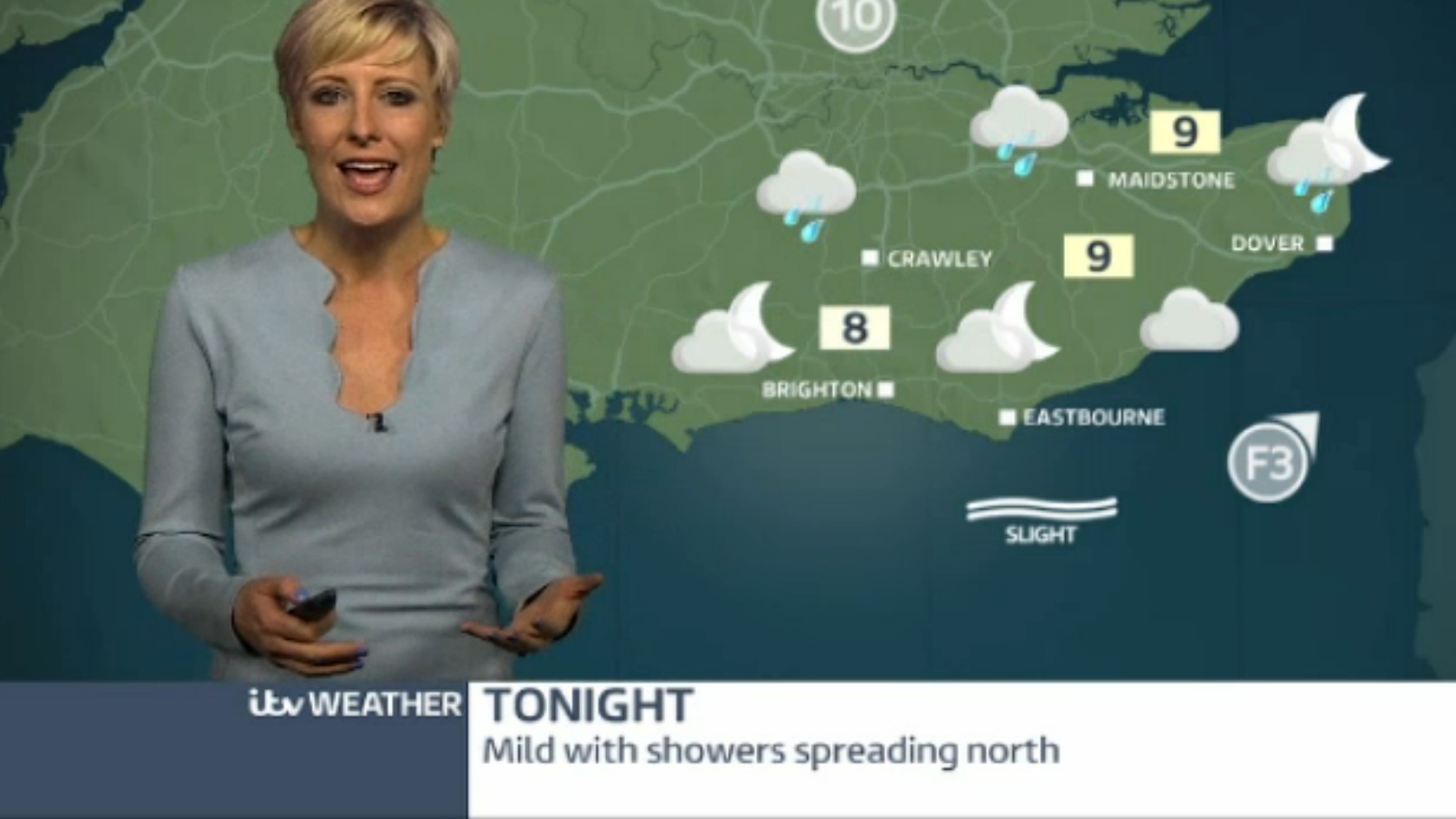 Sunday evening's weather for the east of the region | ITV News Meridian