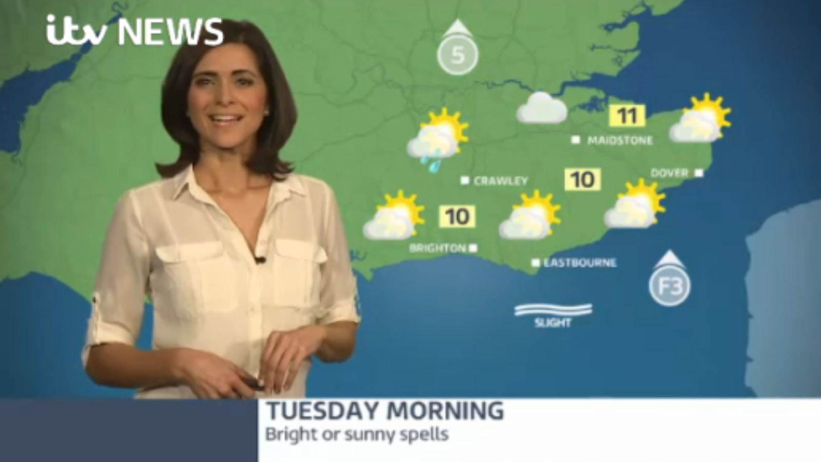 Lucy has Tuesday's weather for the east of the region | ITV News Meridian