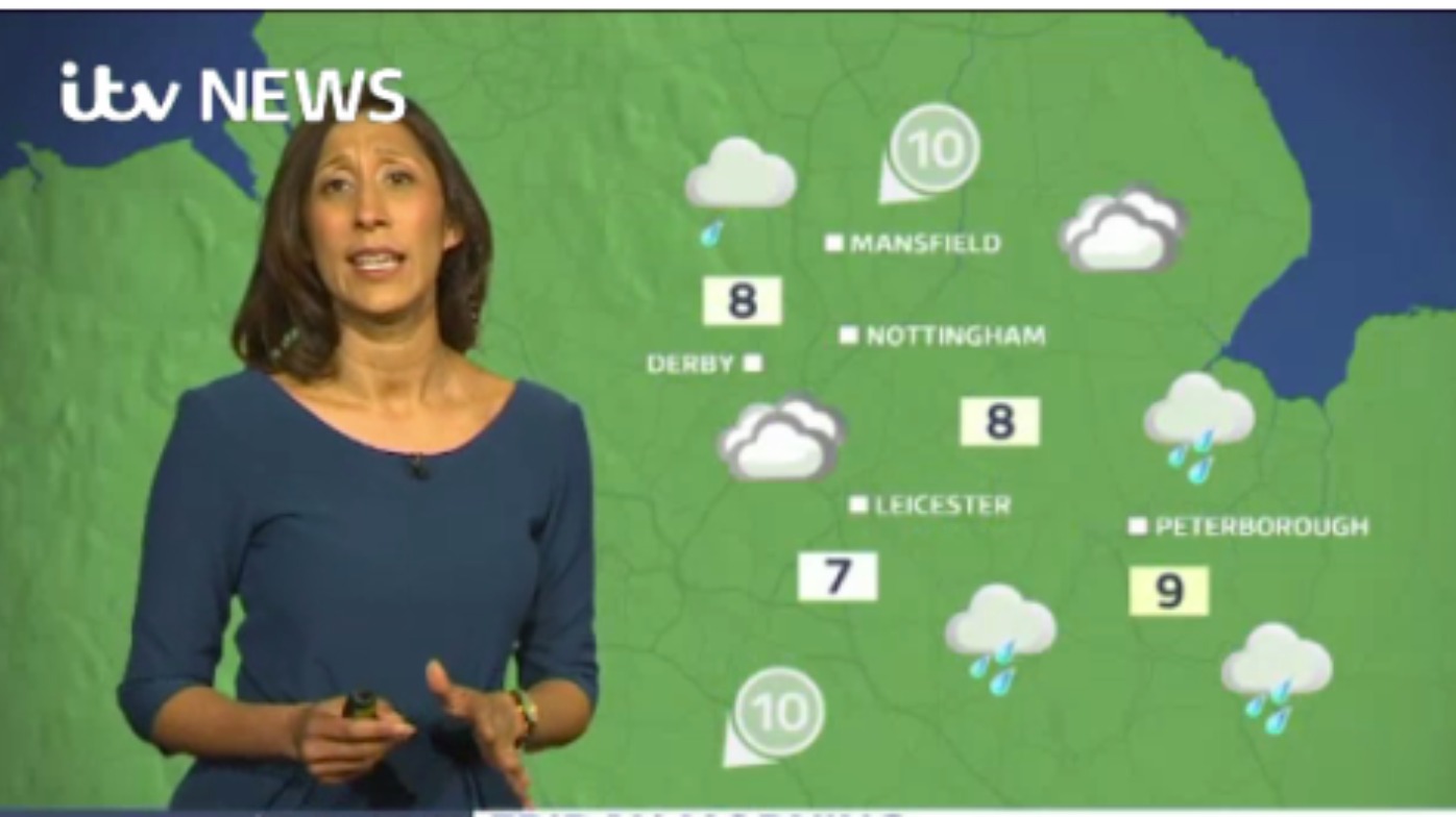 East Midlands Weather: Scattered showers | ITV News Central