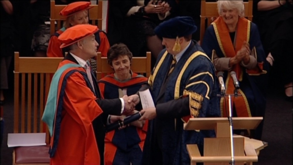 News presenter honoured by university | ITV News Tyne Tees