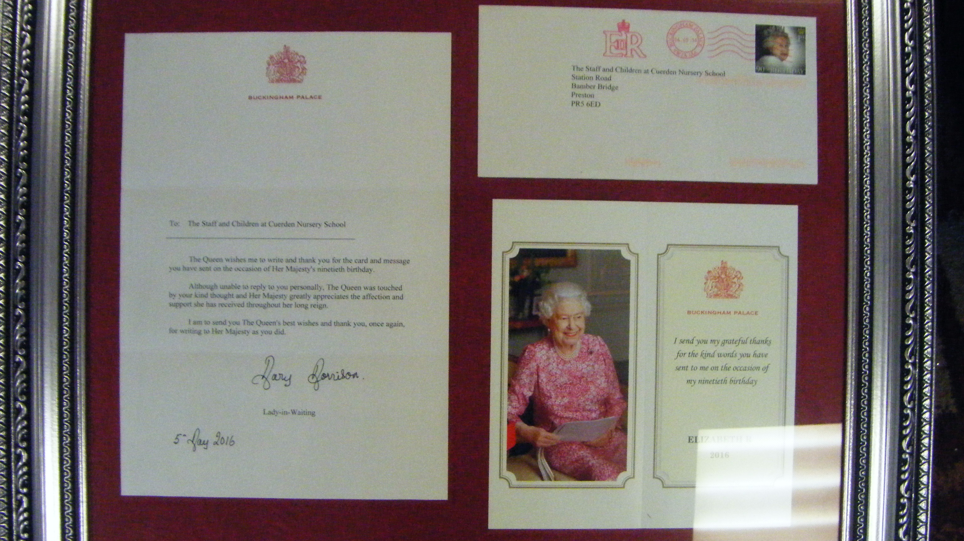 Nursery children receive letter from the Queen | ITV News Granada