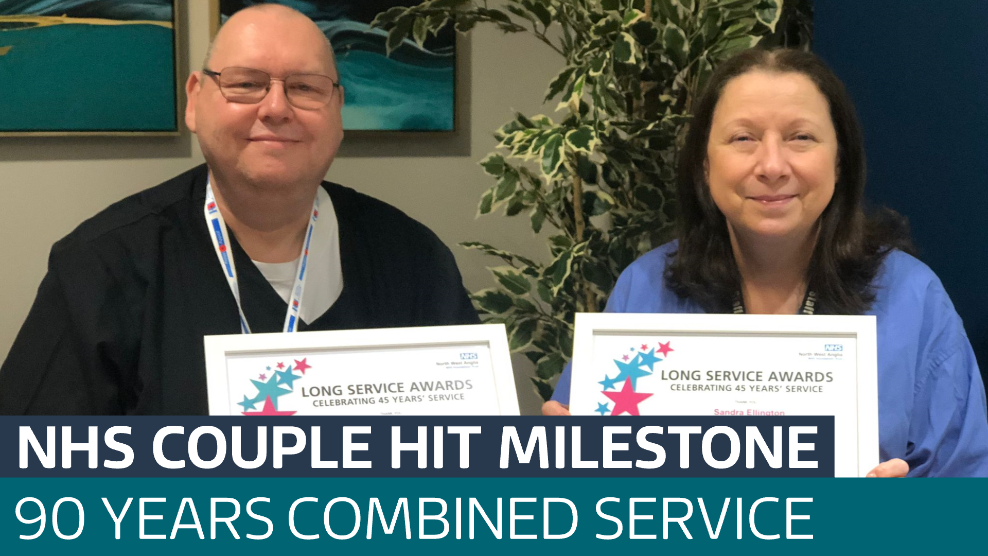 NHS couple who have devoted their lives to hospital patients... and ...
