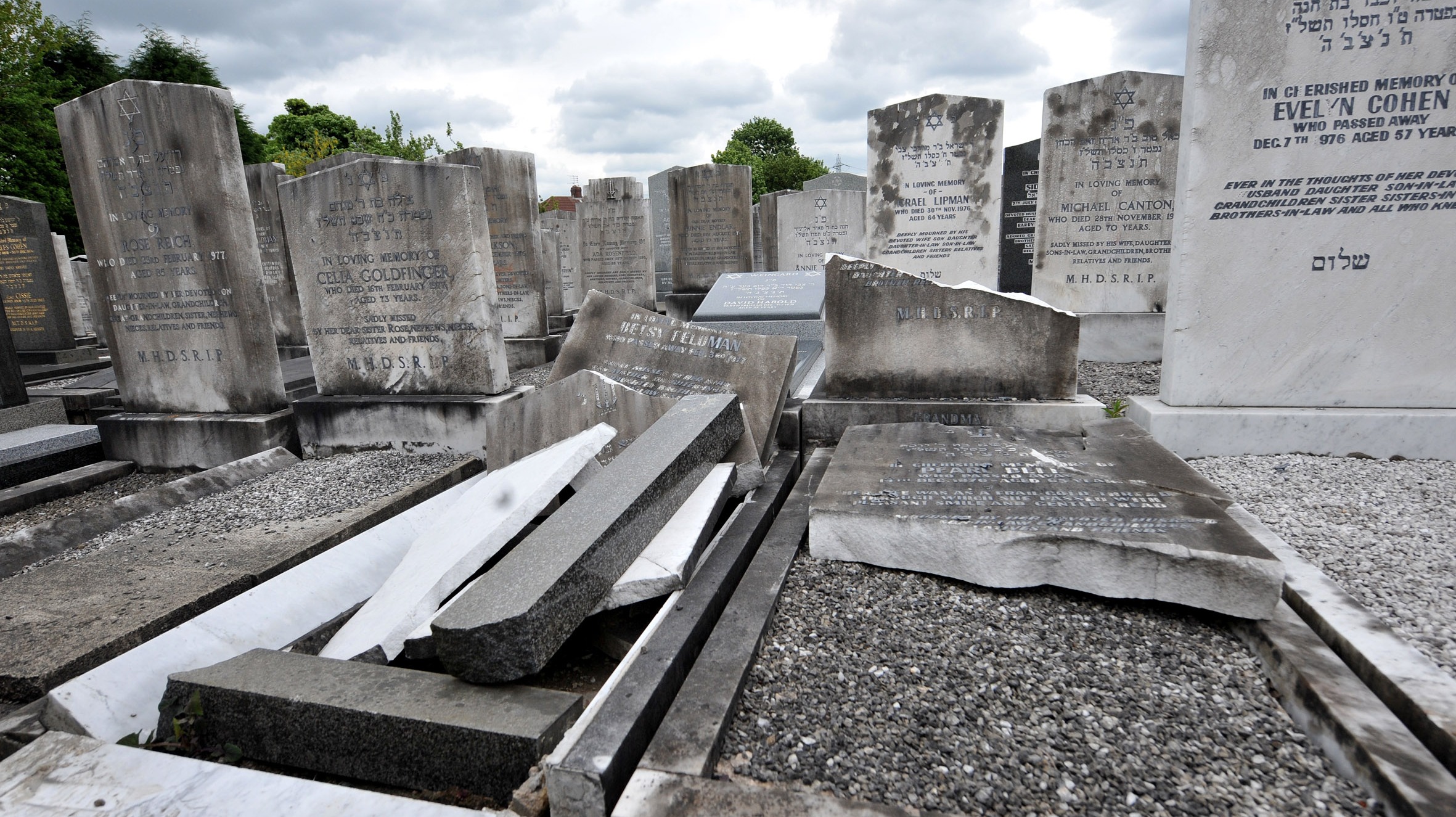 Vandals destroy headstones in Jewish cemetery in Manchester | ITV News ...