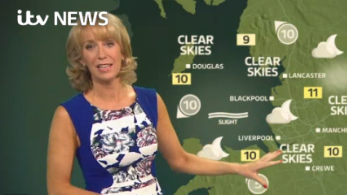 Here's Emma with your latest weather for ITV Granada plus viewer photos ...