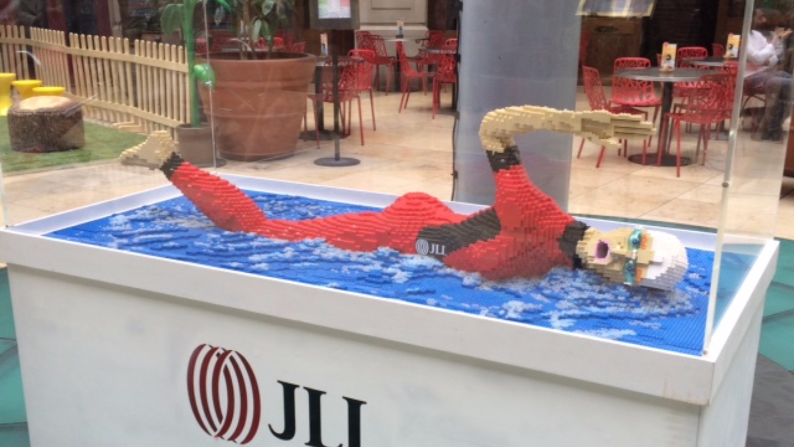 Life-size Lego athletes take their marks in Leeds for the World ...