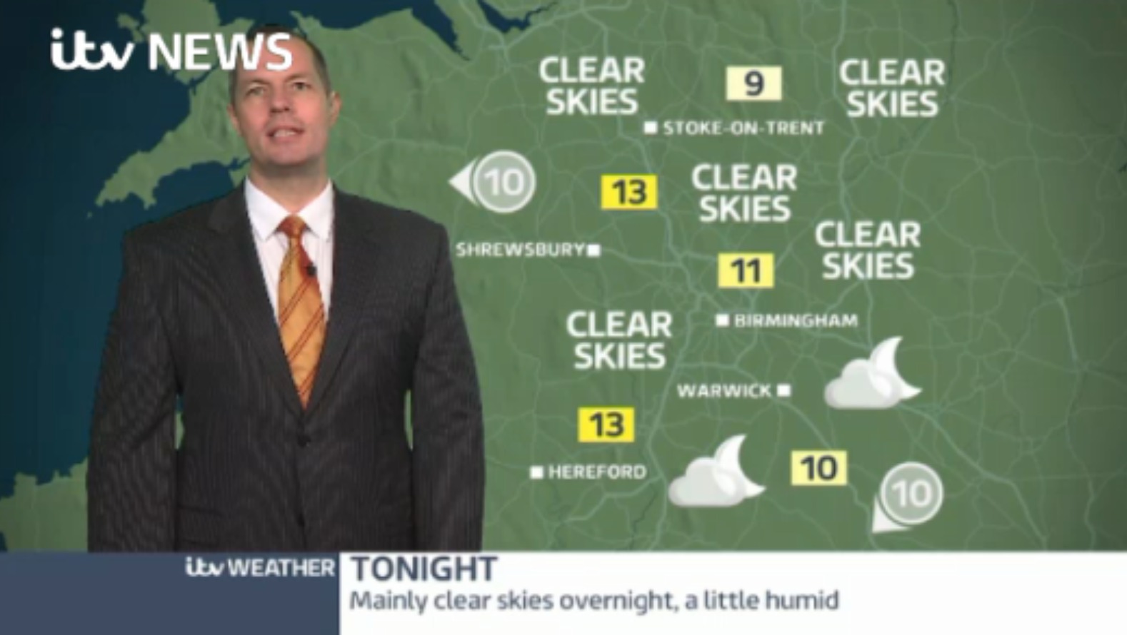 West Midlands Weather: Mainly clear skies overnight | ITV News Central