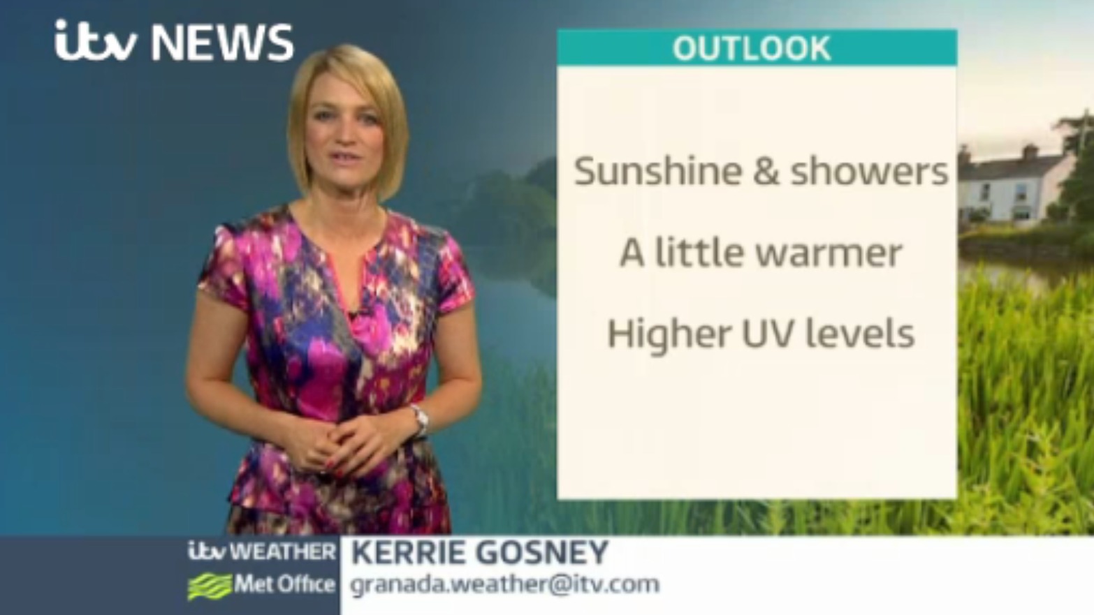 Latest Weather With Kerrie Itv News Granada