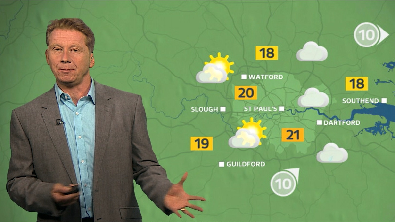Weather: Slowly brightening up to a warm afternoon with sunny intervals ...