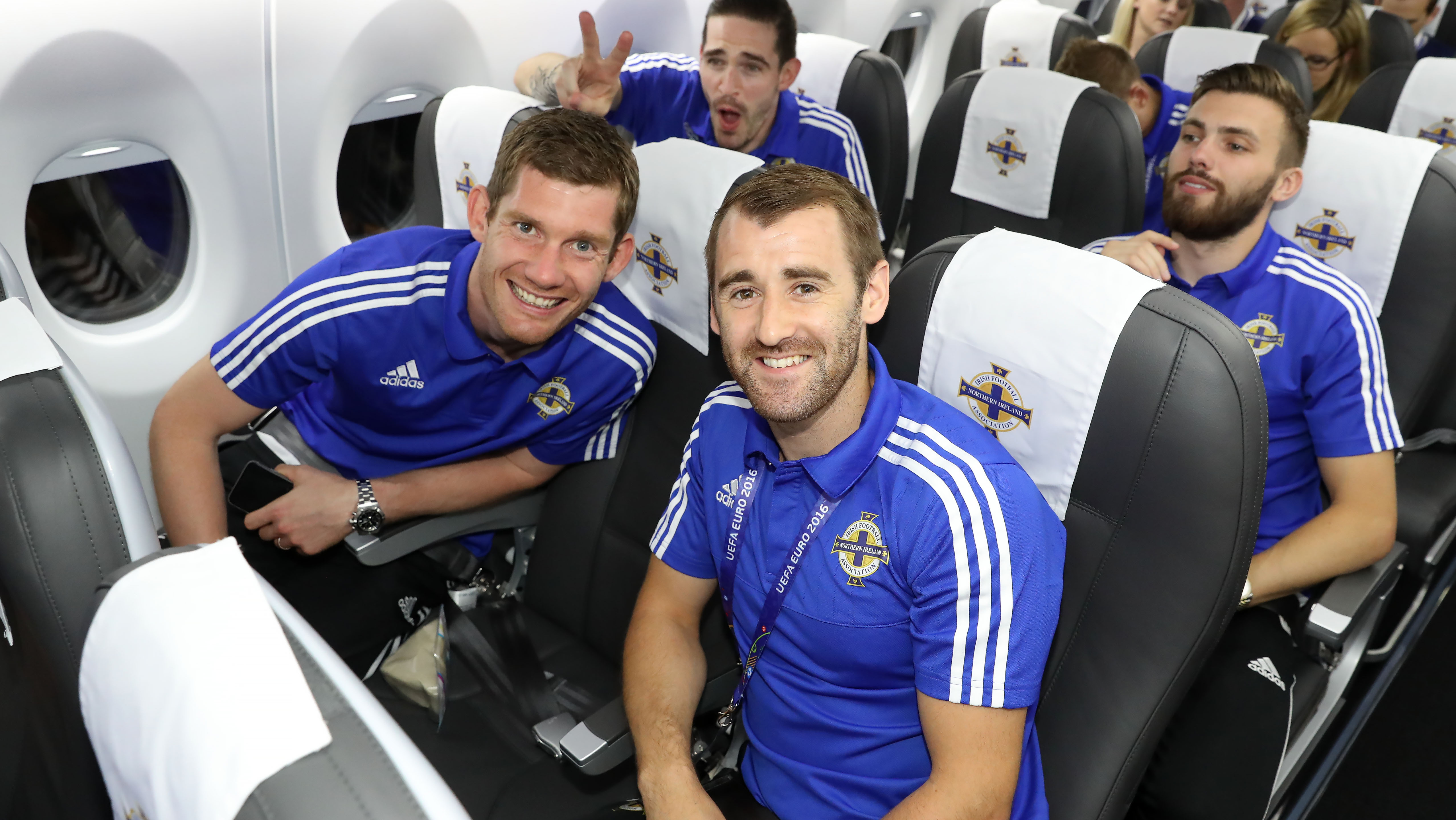 NI players all smiles after learning of Euro qualification | UTV | ITV News