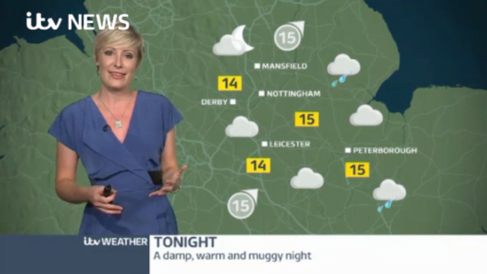 East Midlands Weather: Cloudy with some rain overnight | ITV News Central