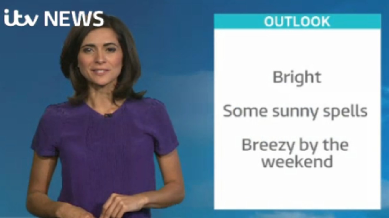 Lucy has tonight's weather for the west of the region | ITV News Meridian