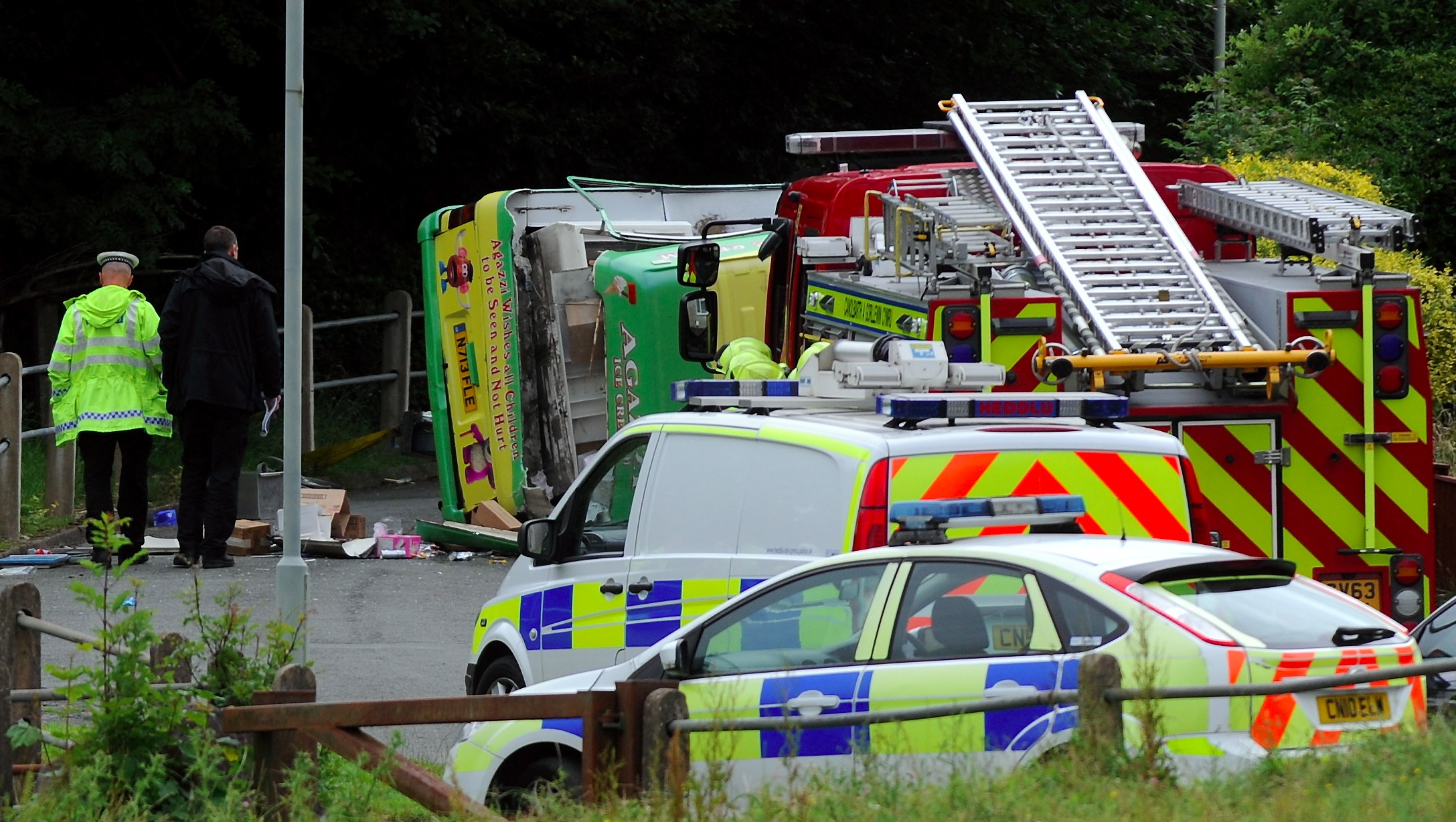 Witnesses to ice cream van crash urged to come forward | ITV News Wales