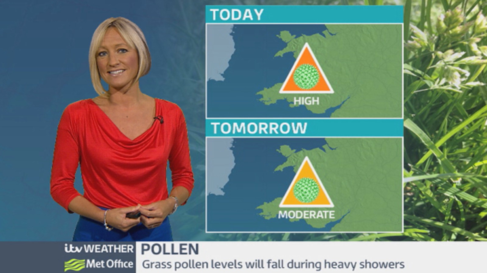 Pollen count: The rain makes it a little better! | ITV News Wales