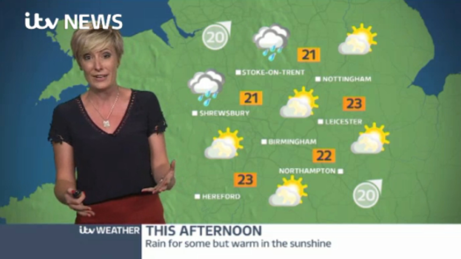 Midlands Weather: Rain for some but warm in the sunshine | ITV News Central