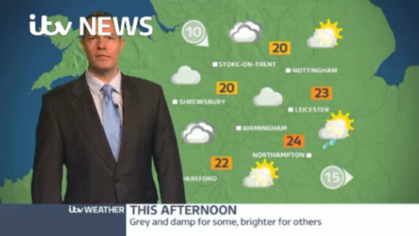Midlands Weather: patchy rain and humid | ITV News Central