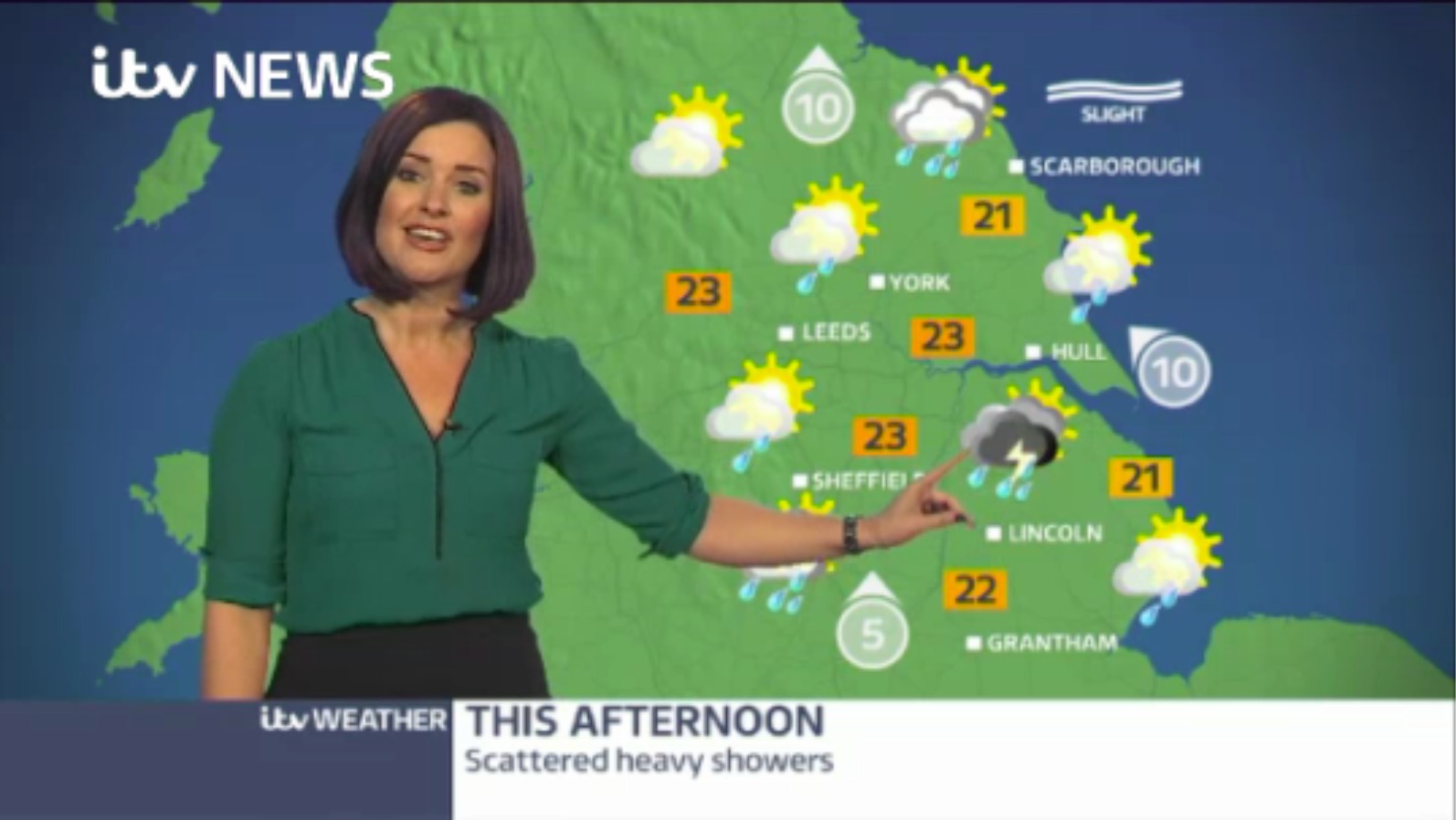 Afternoon weather update with Amanda Houston | ITV News Calendar