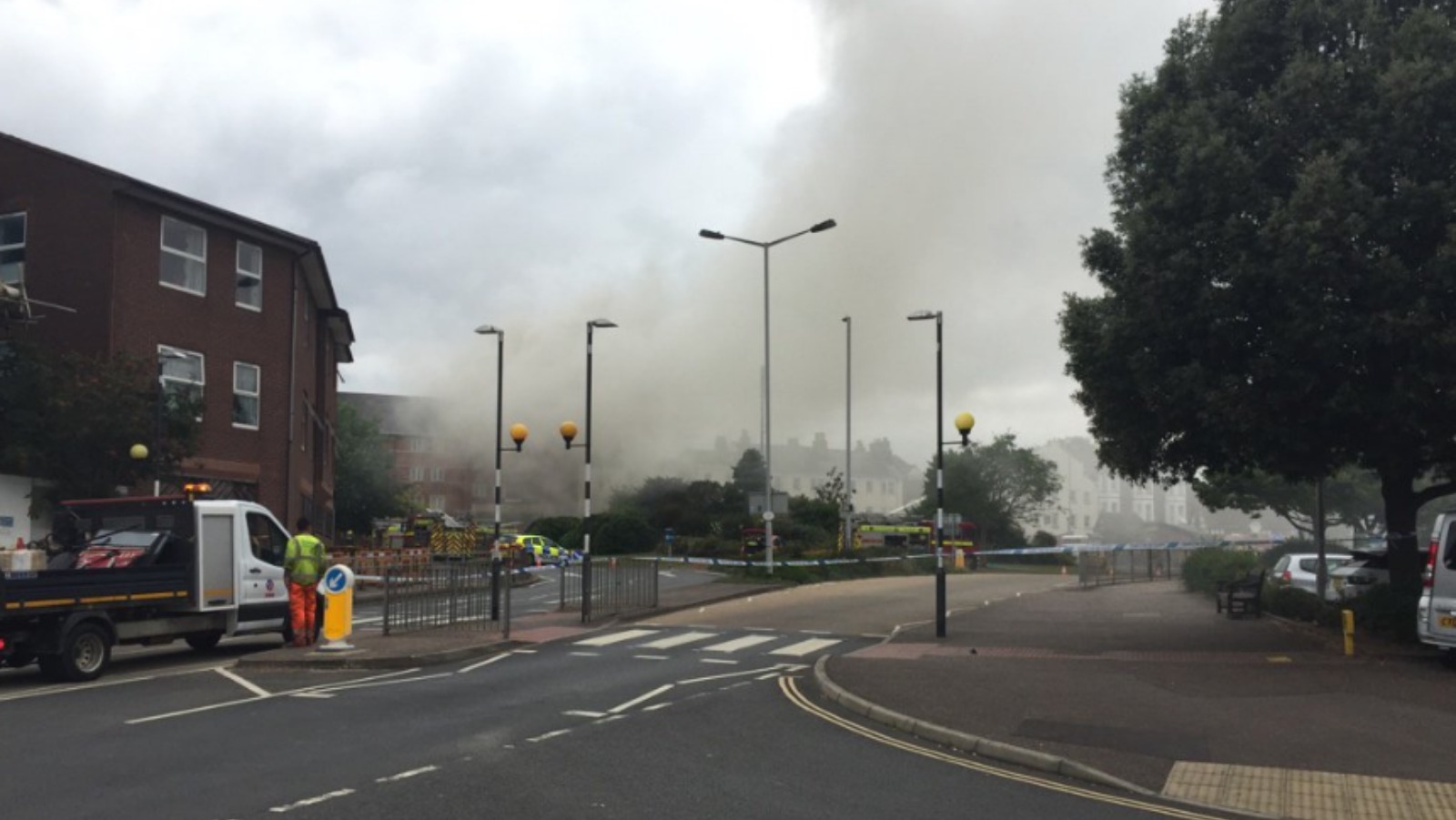 Exeter city centre residents and businesses told to keep windows and ...