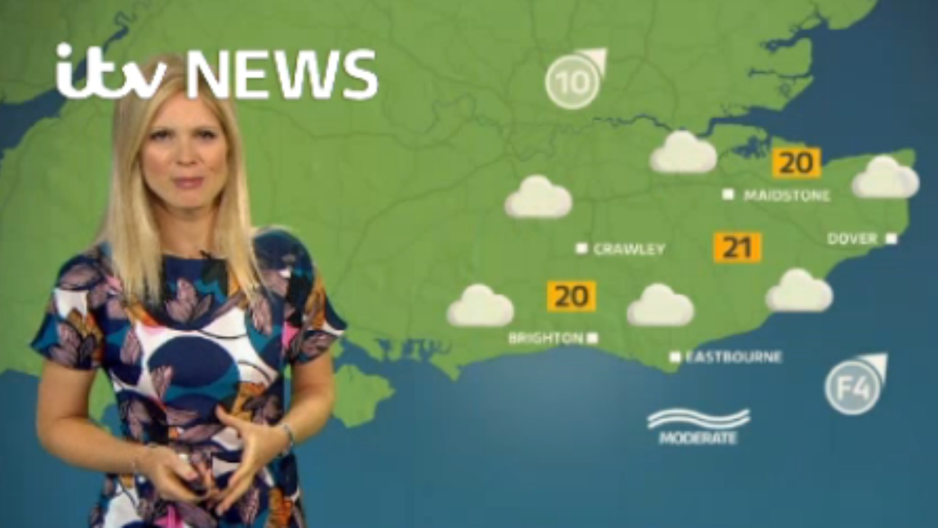 Tuesday afternoon weather forecast for east of region | ITV News Meridian
