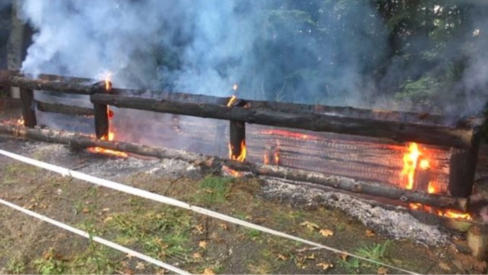 Police continue XC fence fire investigation | ITV News Border
