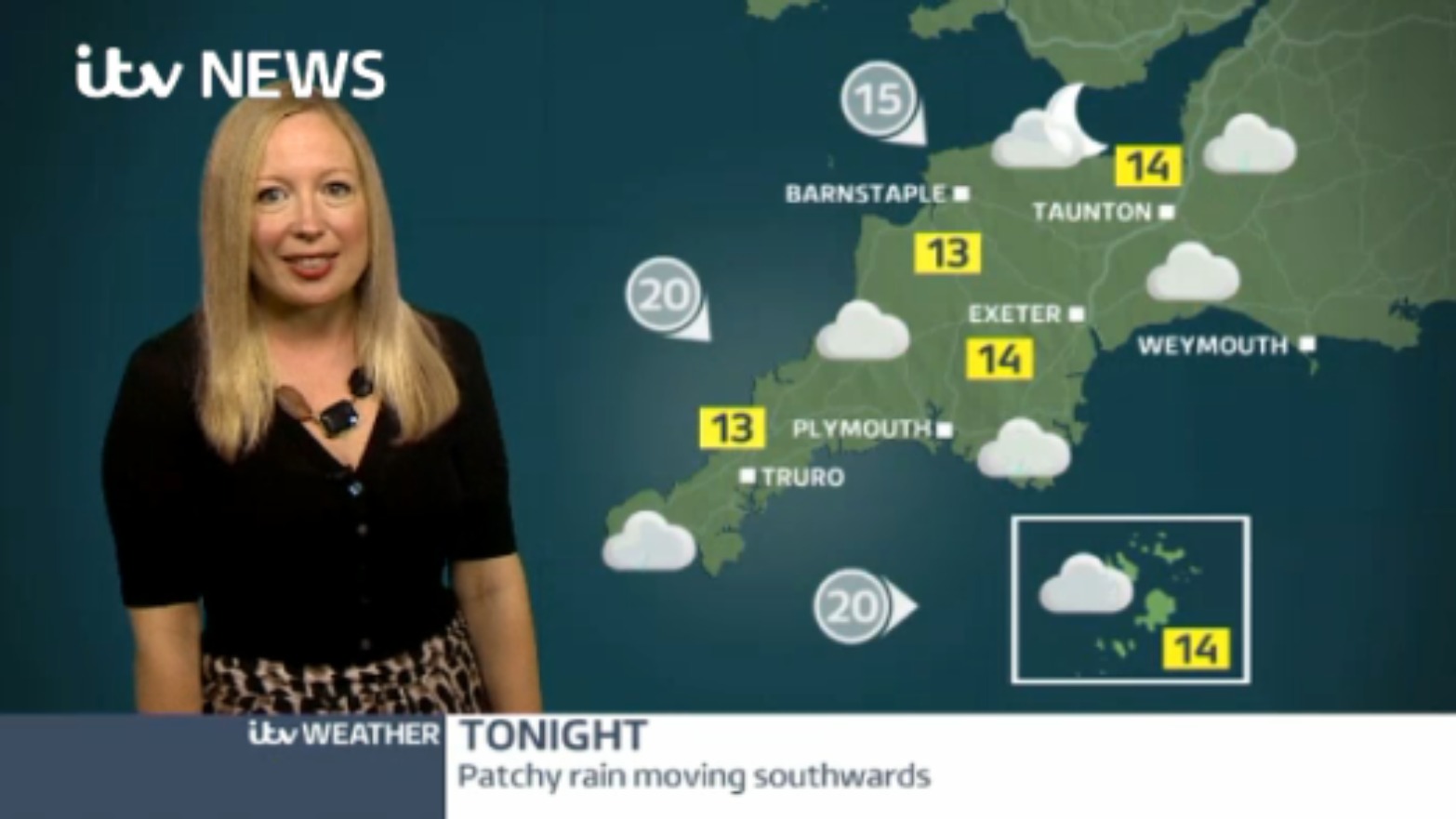 Rain overnight in the South West | ITV News West Country