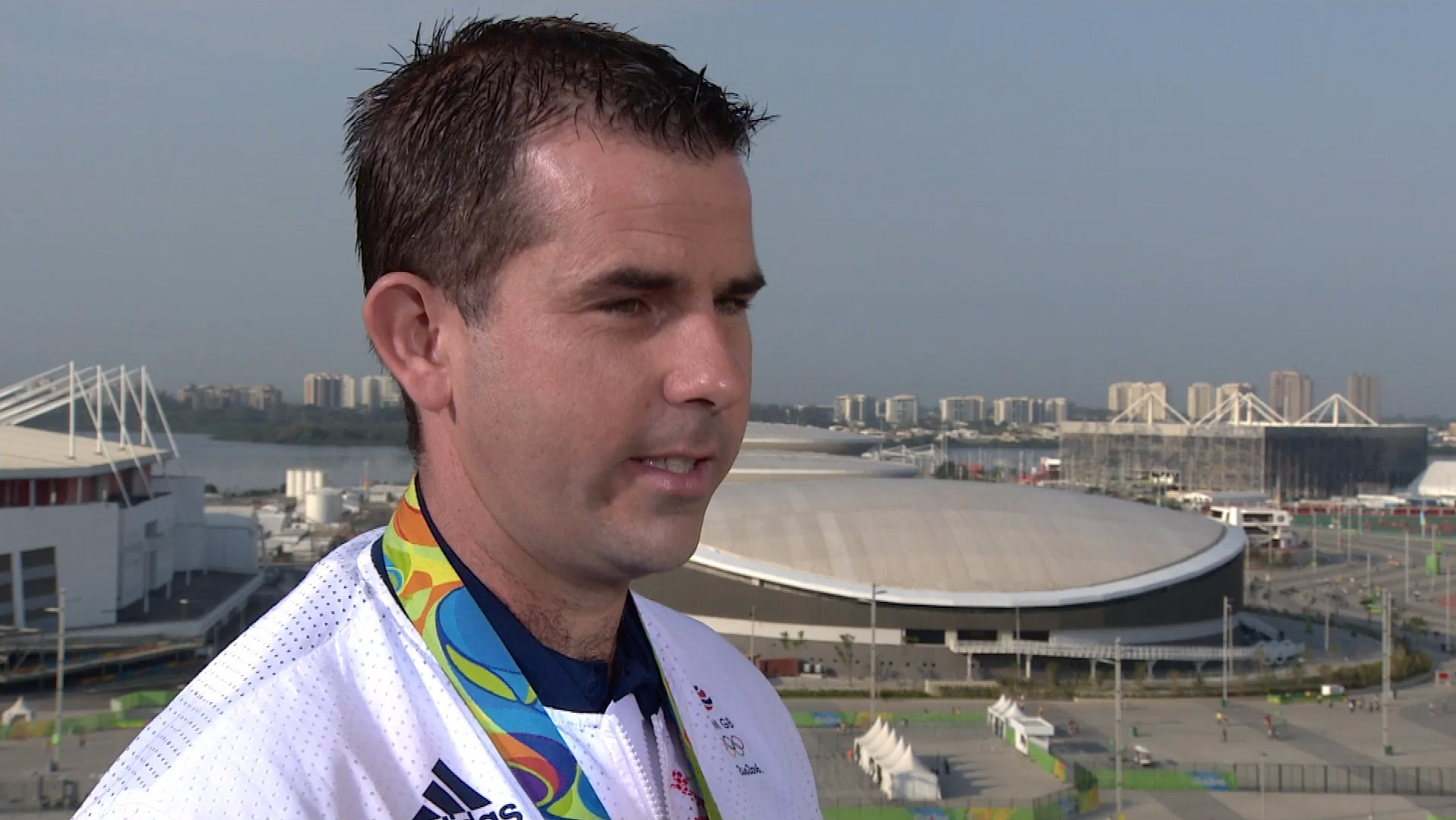Bronze medalist Ed Ling: 'I'm just a farmer from Somerset' | ITV News
