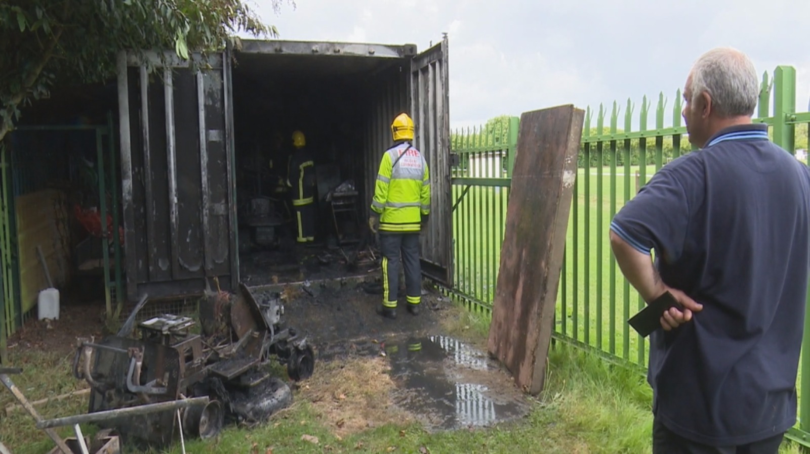 Football club devastated by fire after being burgled for seventh time ...